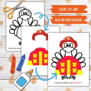 Disguise a Turkey Thanksgiving Printable Craft for Kids and Toddlers ...