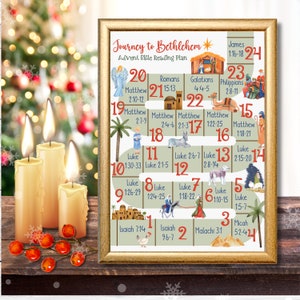 Nativity Advent Calendar for Kids, Printable Nativity Advent Calendar ...