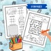 Noah's Ark Coloring Activity Page Bundle, Printable Childrens Bible ...