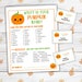 What is Your Pumpkin Name Game, Thanksgiving Fall Printable Games ...