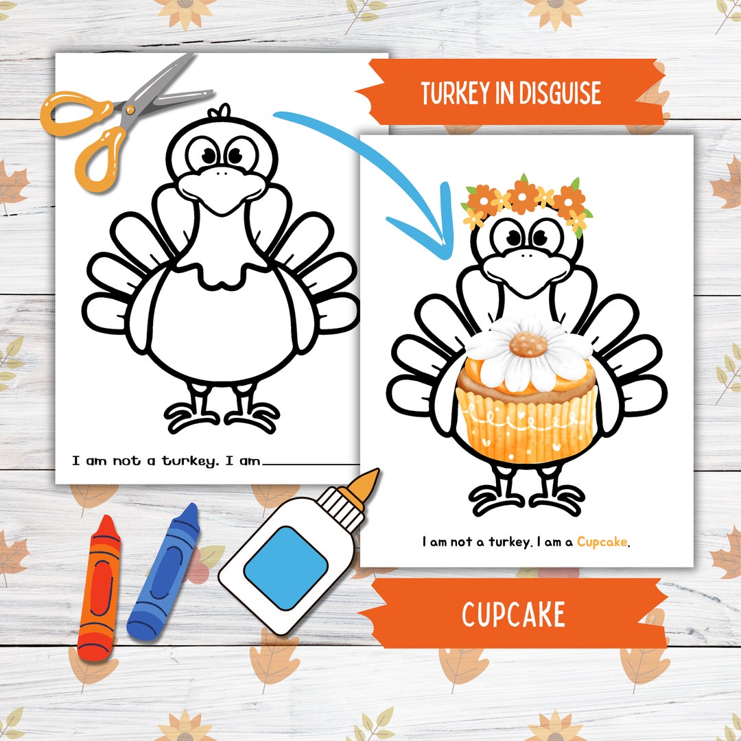 Disguise a Turkey Thanksgiving Printable Craft for Kids and Toddlers ...