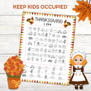 Thanksgiving I Spy, Thanksgiving Games Printable, Autumn Games ...