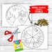 Nacimiento De Jesús, Spanish Nativity Coloring Wheel, Sunday School ...