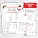 What's Your Snowman Name Game, Christmas Party Game for Group, Holiday ...