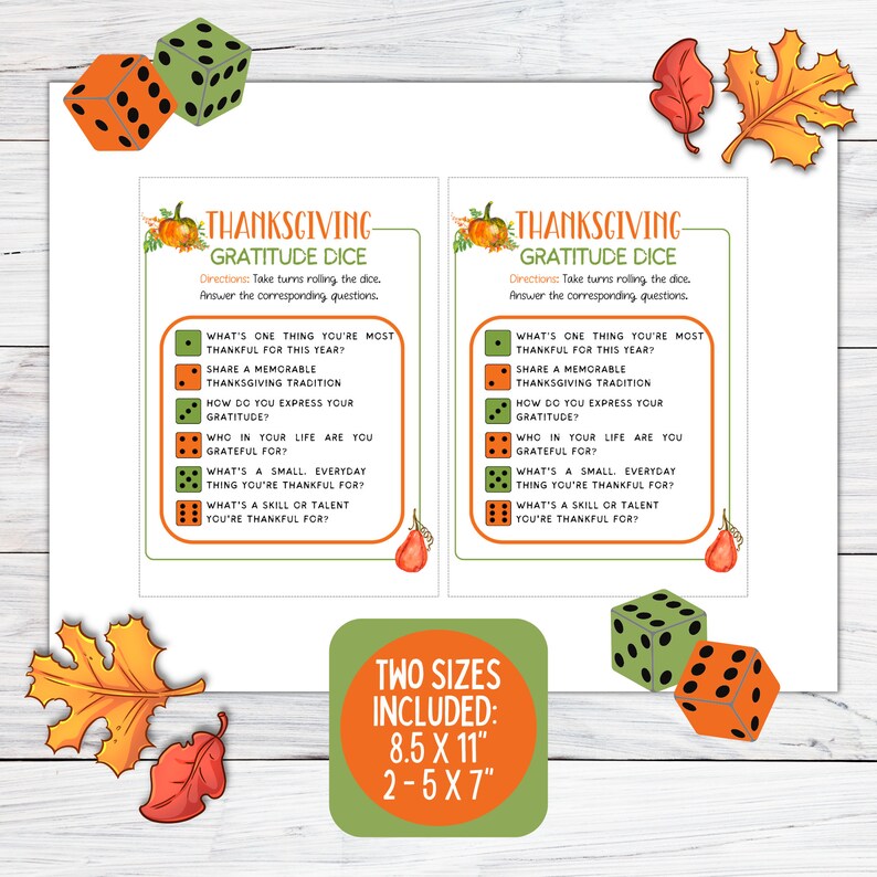 Thanksgiving Gratitude Game, Thanksgiving Party Game, Friendsgiving ...