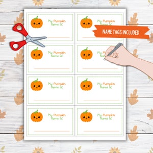 What is Your Pumpkin Name Game, Thanksgiving Fall Printable Games ...