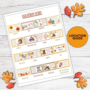 Fall Scavenger Hunt, Outdoor Treasure Hunt, Kids Scavenger Hunt, Fall ...