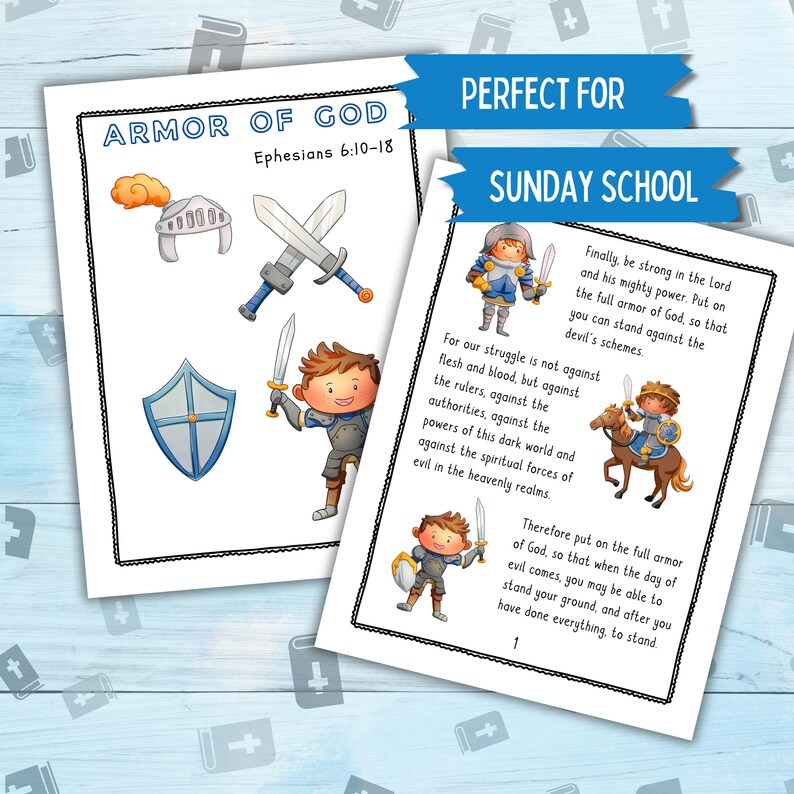 Armor of God Bible Story Lesson, Armor of God Printable Coloring Pages ...