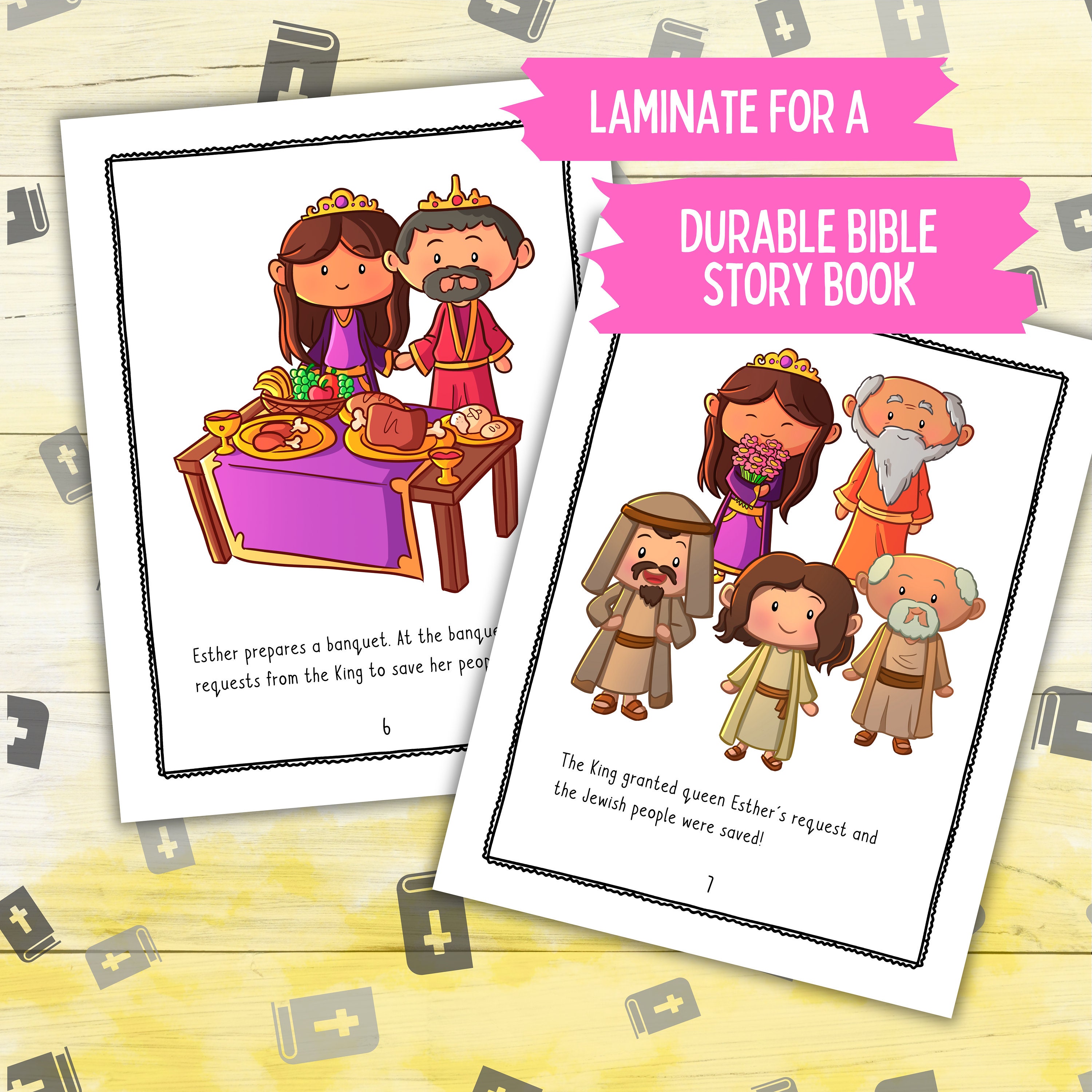 Queen Esther Kids Bible Story Lesson, Kids Esther Activity Coloring ...