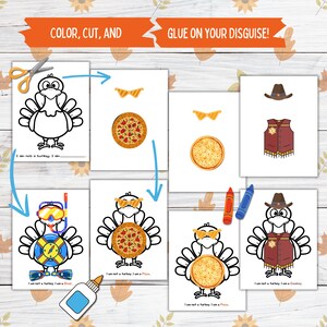 Disguise a Turkey Thanksgiving Printable Crafts for Boys and Girls ...