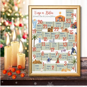 Calendario De Adviento Natividad, Spanish Nativity Advent Calendar for ...