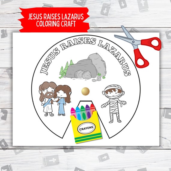 Jesus Lazarus Coloring Pages [2025]