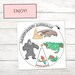 Rainforest Animals Coloring Wheel, Realistic Animal Coloring Pages ...
