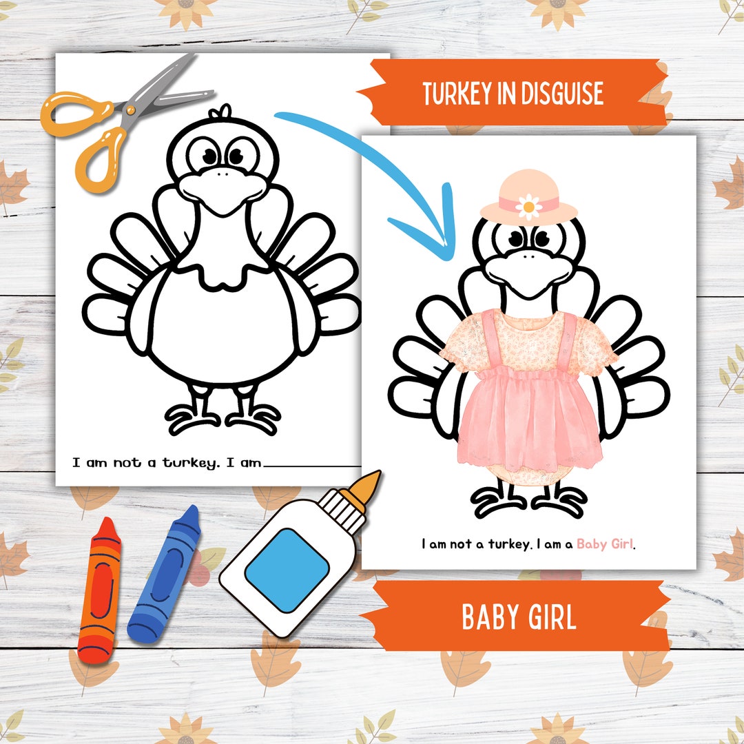 Disguise a Turkey Thanksgiving Printable Crafts for Kids and Toddlers ...