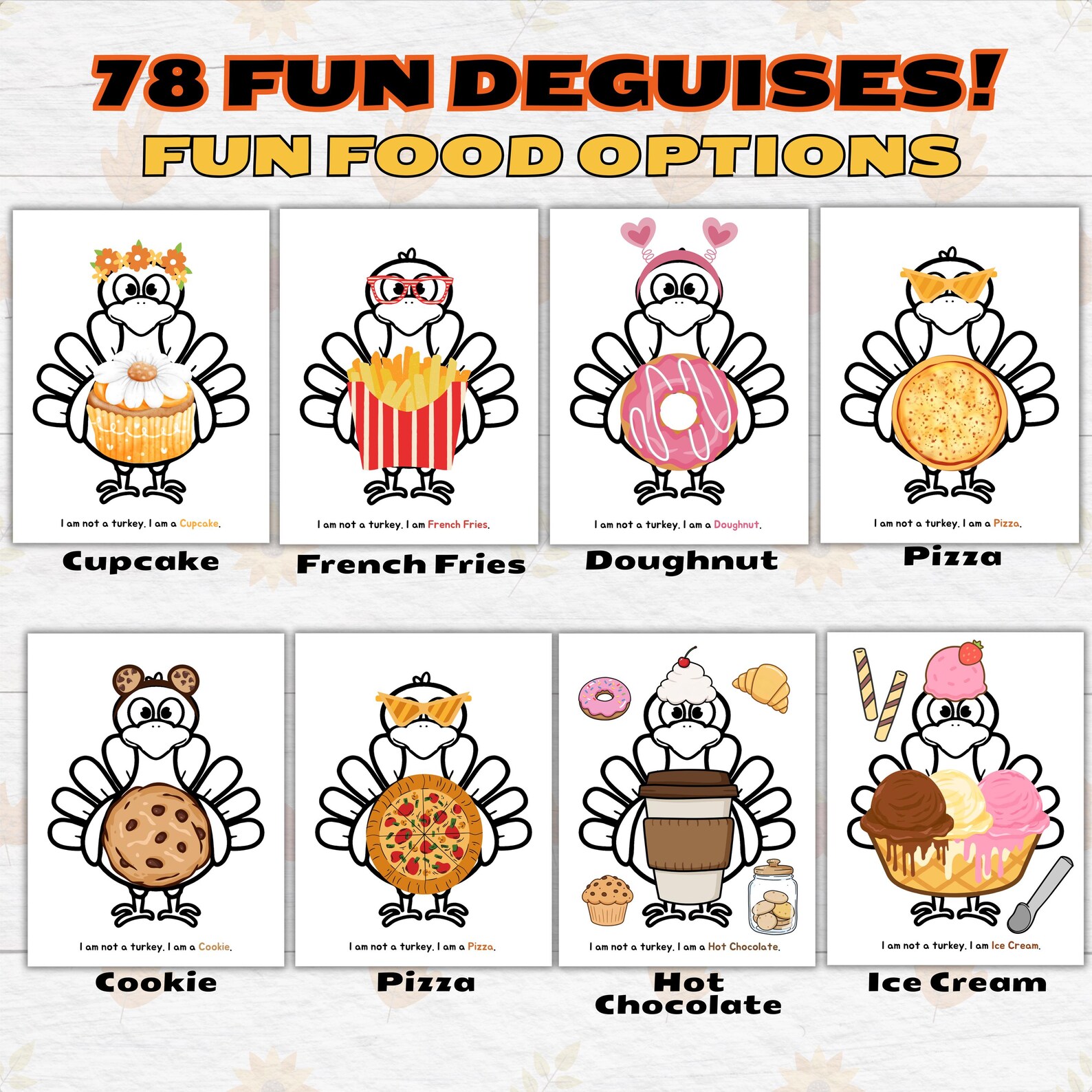 Disguise a Turkey Thanksgiving Printable Crafts for Boys and Girls ...