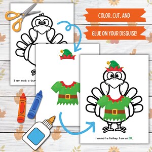 Disguise a Turkey Thanksgiving Printable Craft for Kids and Toddlers ...