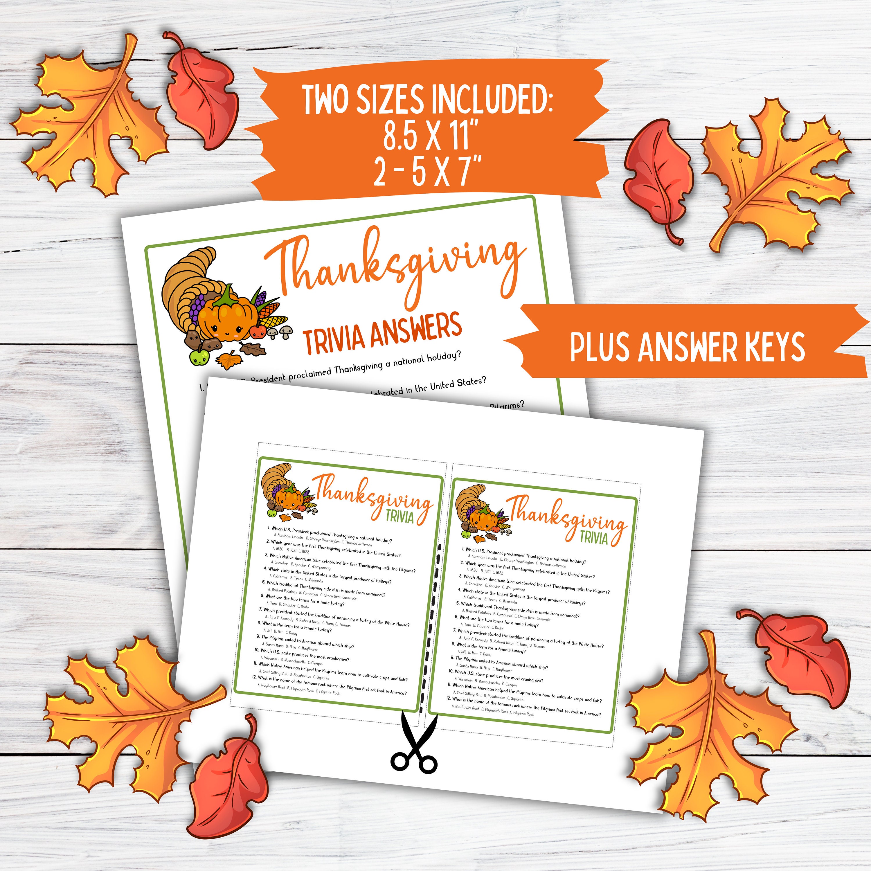 Thanksgiving Games Bundle Printable, Thanksgiving Games for Family ...