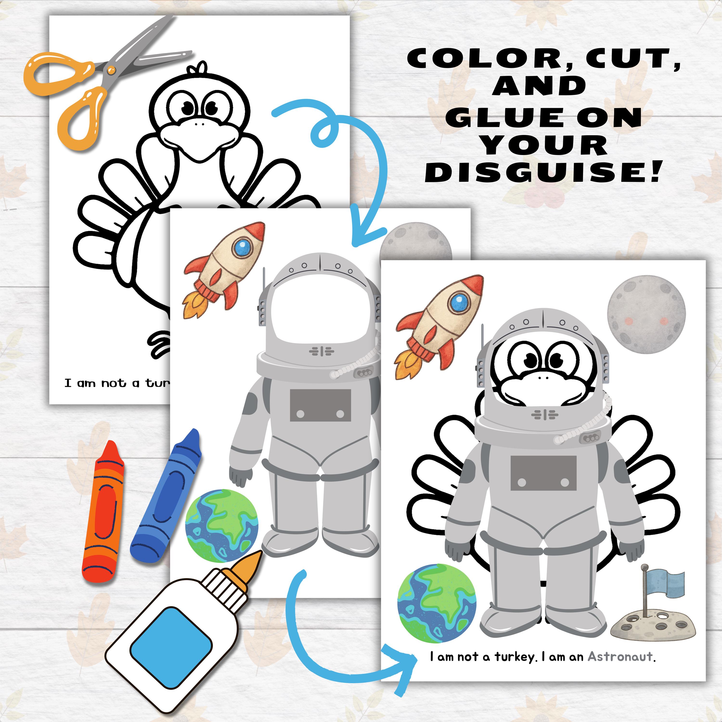 Disguise a Turkey Thanksgiving Printable Craft for Kids and Toddlers ...