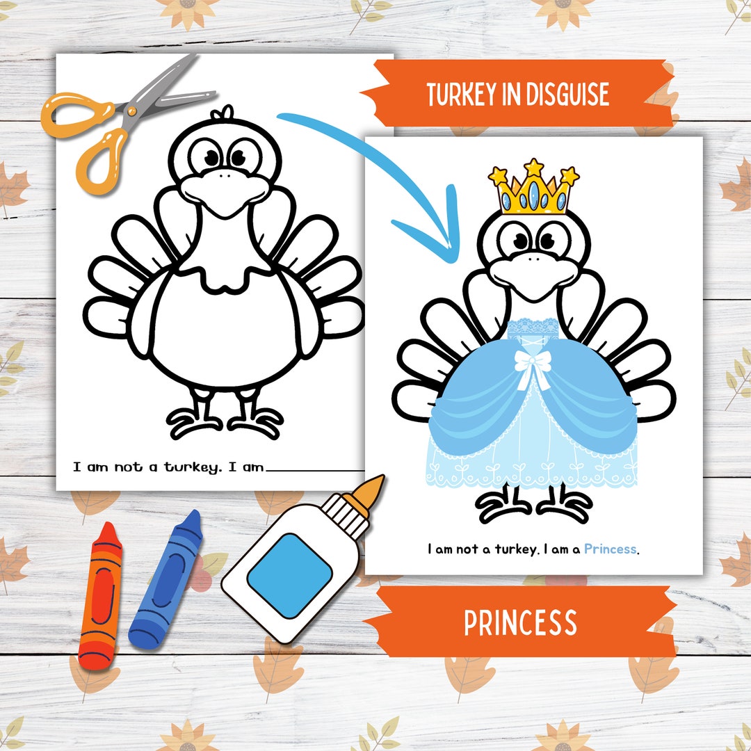 Disguise a Turkey Thanksgiving Printable Craft for Kids and Toddlers ...