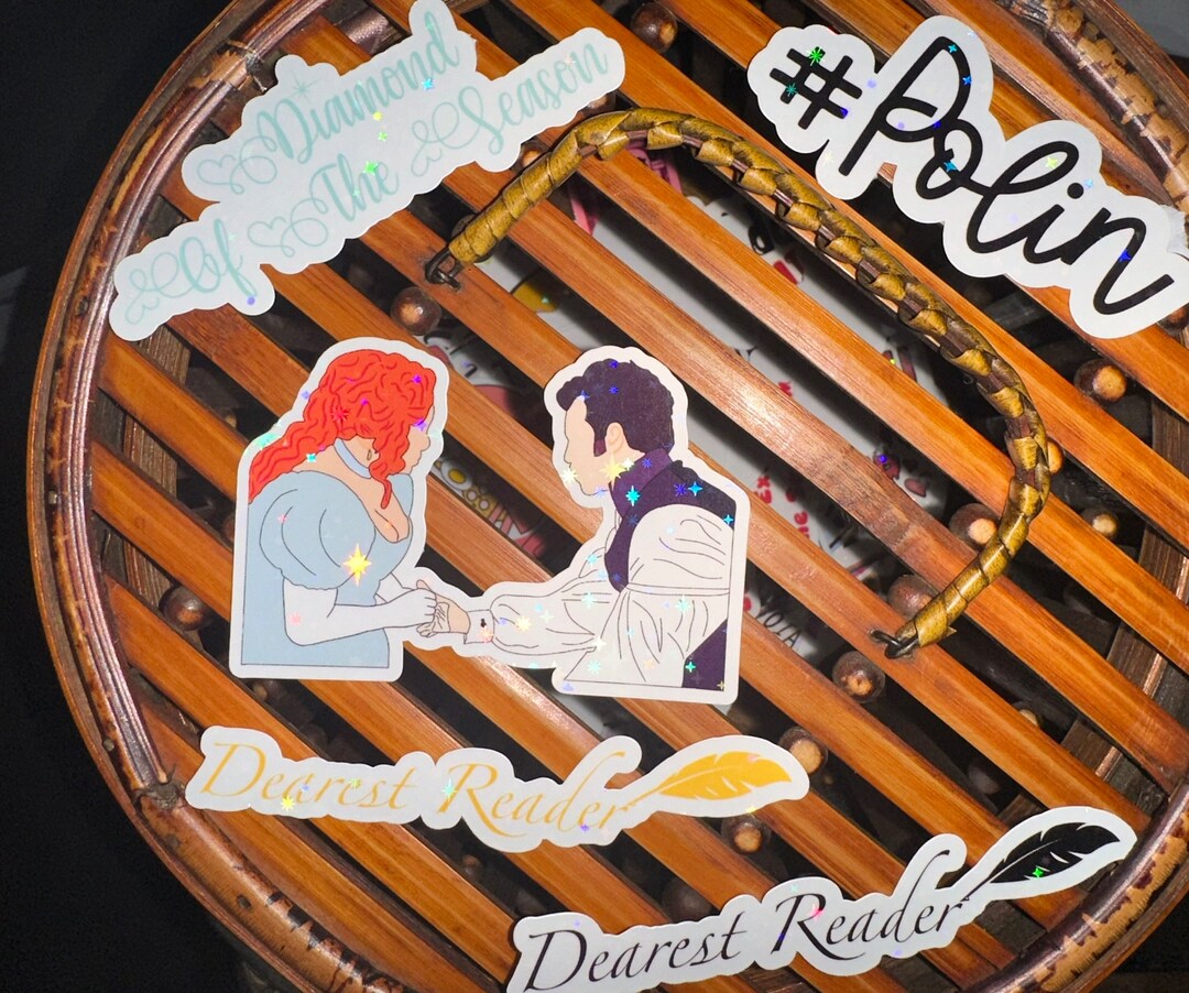 Colin and Penelope, Bridgerton Inspired Designs, Bridgerton Sticker ...