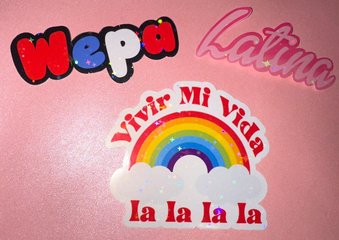 Wepa Sticker, Puerto Rican Stickers, Vivir Mi Vida Sticker, Latina ...
