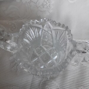 Vintage Imperial Glass Nucut Glass Sugar Bowl - Etsy
