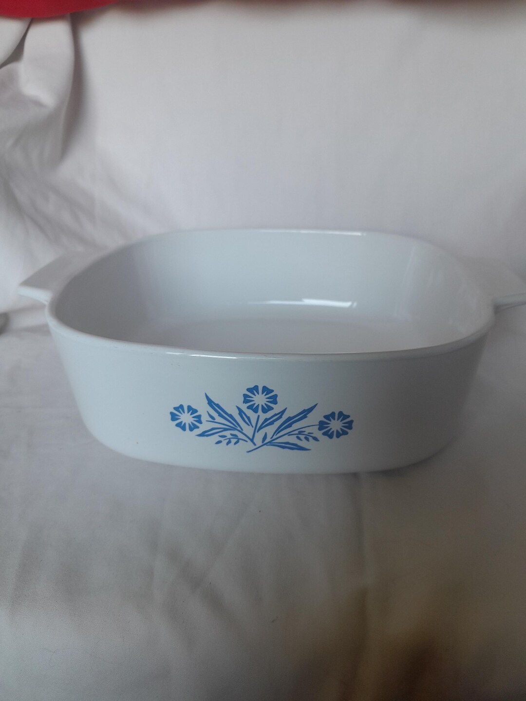 Vintage Corning Ware Casserole Dish Cornflower Pattern - Etsy