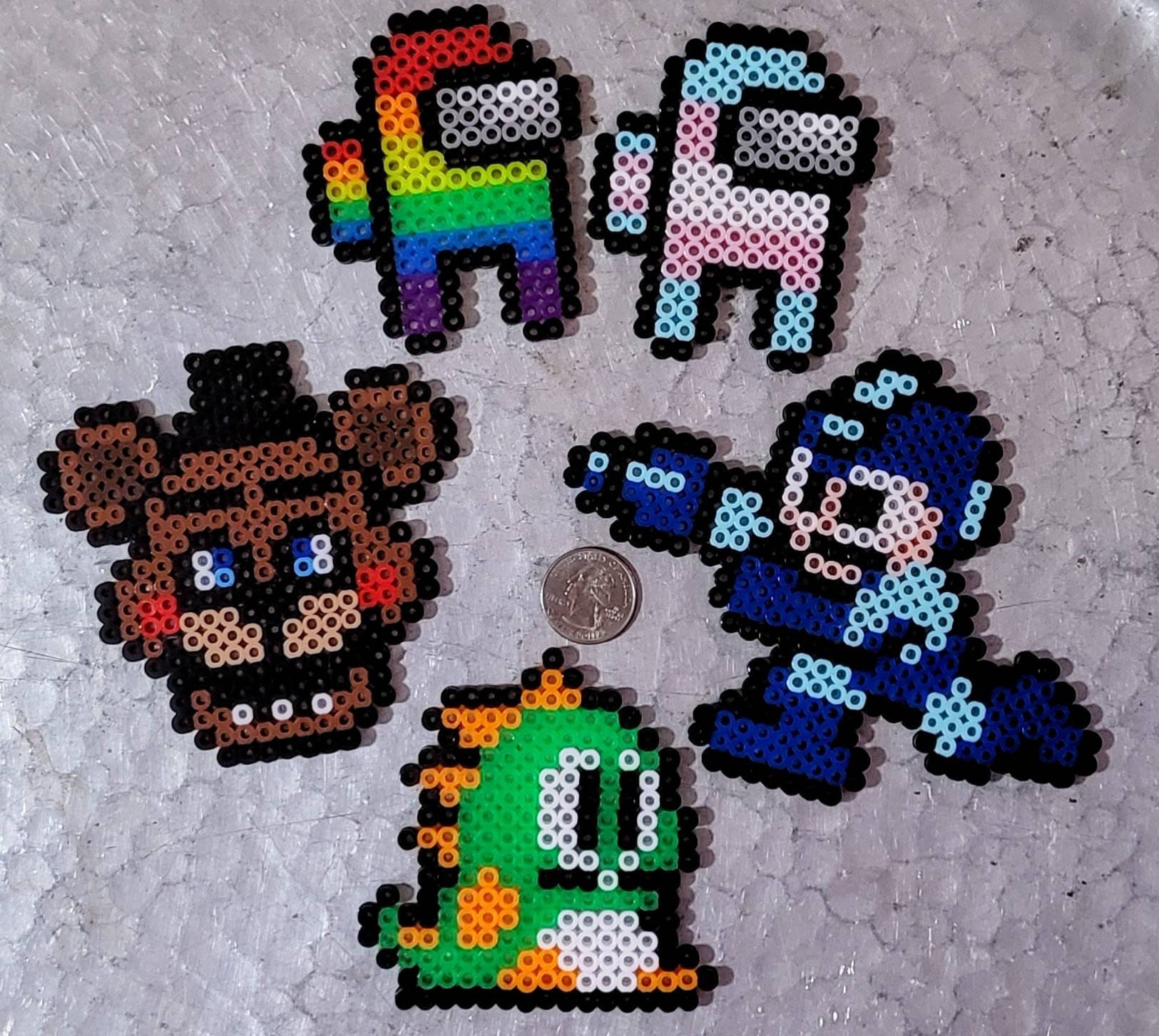 Freddy Fazbear Pixel Art Perler Beads - Etsy Israel