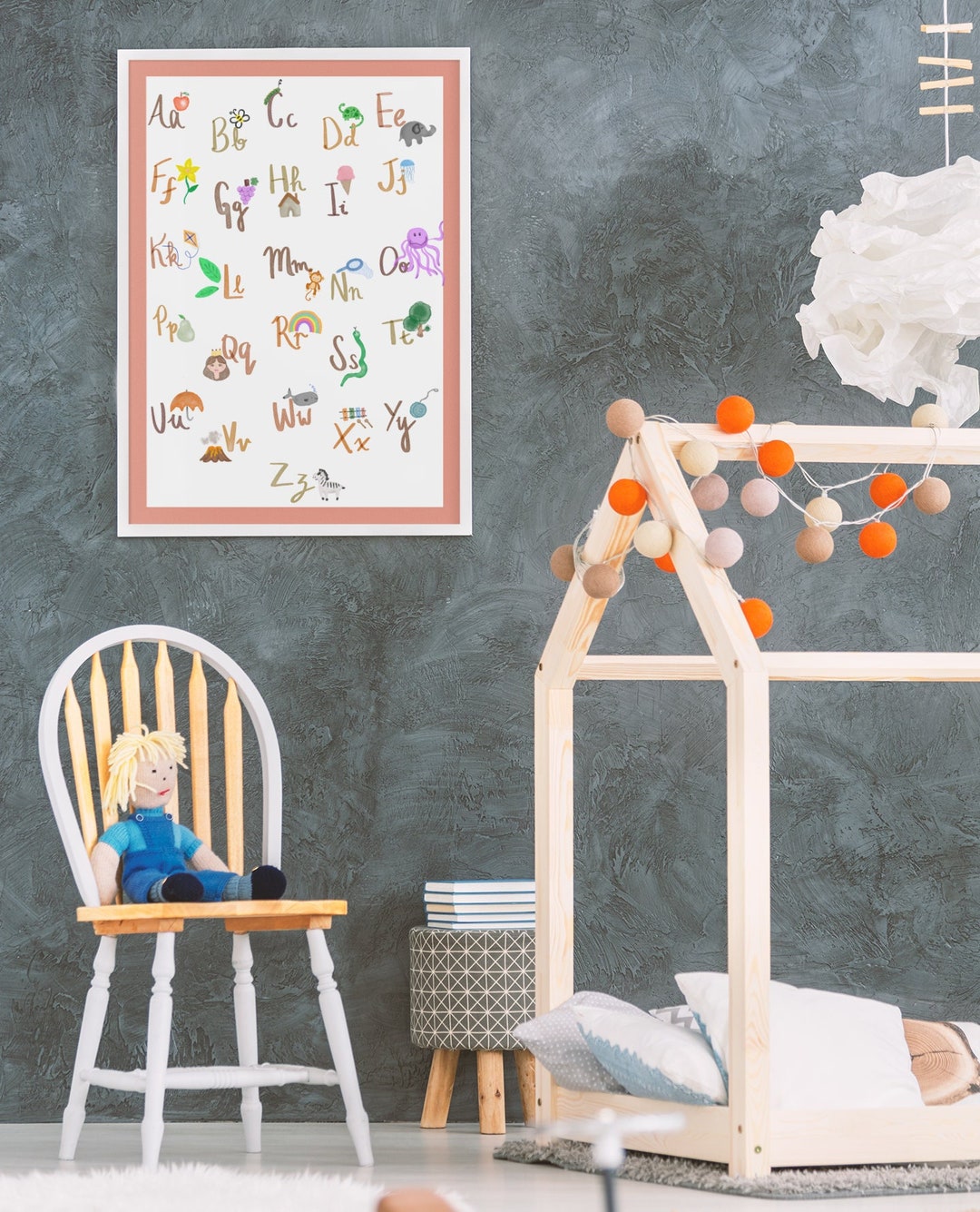 My Abcs Pink - Digital Download | Printable Alphabet Children's Wall ...