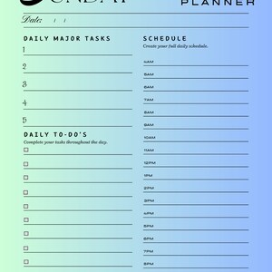 ADHD Productivity Planner Printable, Time Management Tracker, Cognitive ...