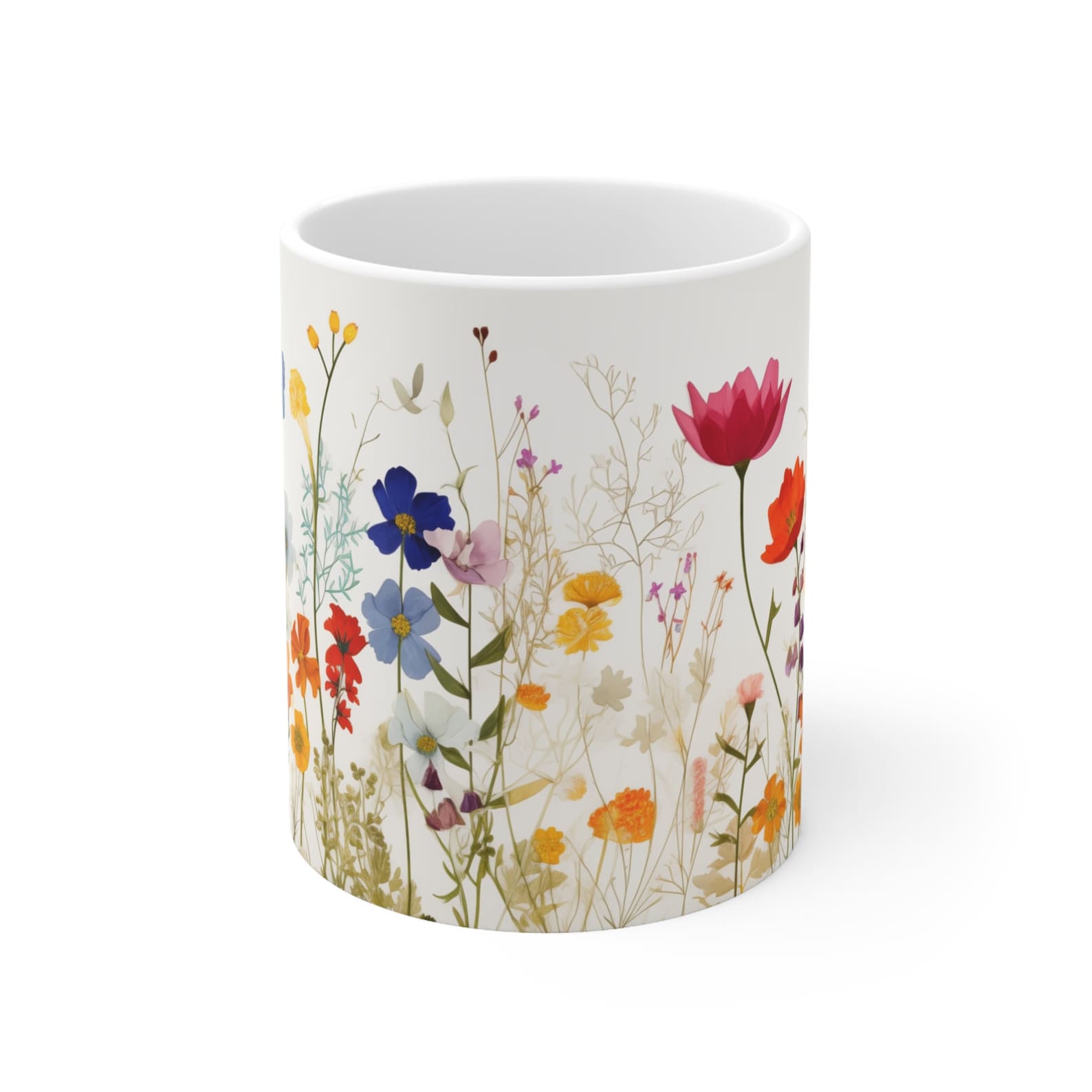 Wildflower - Wildflower Summer Mug - Flower Mug - Spring Flowers ...