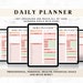 Colorful Daily Planner - Digital Download for Colorful Print ...