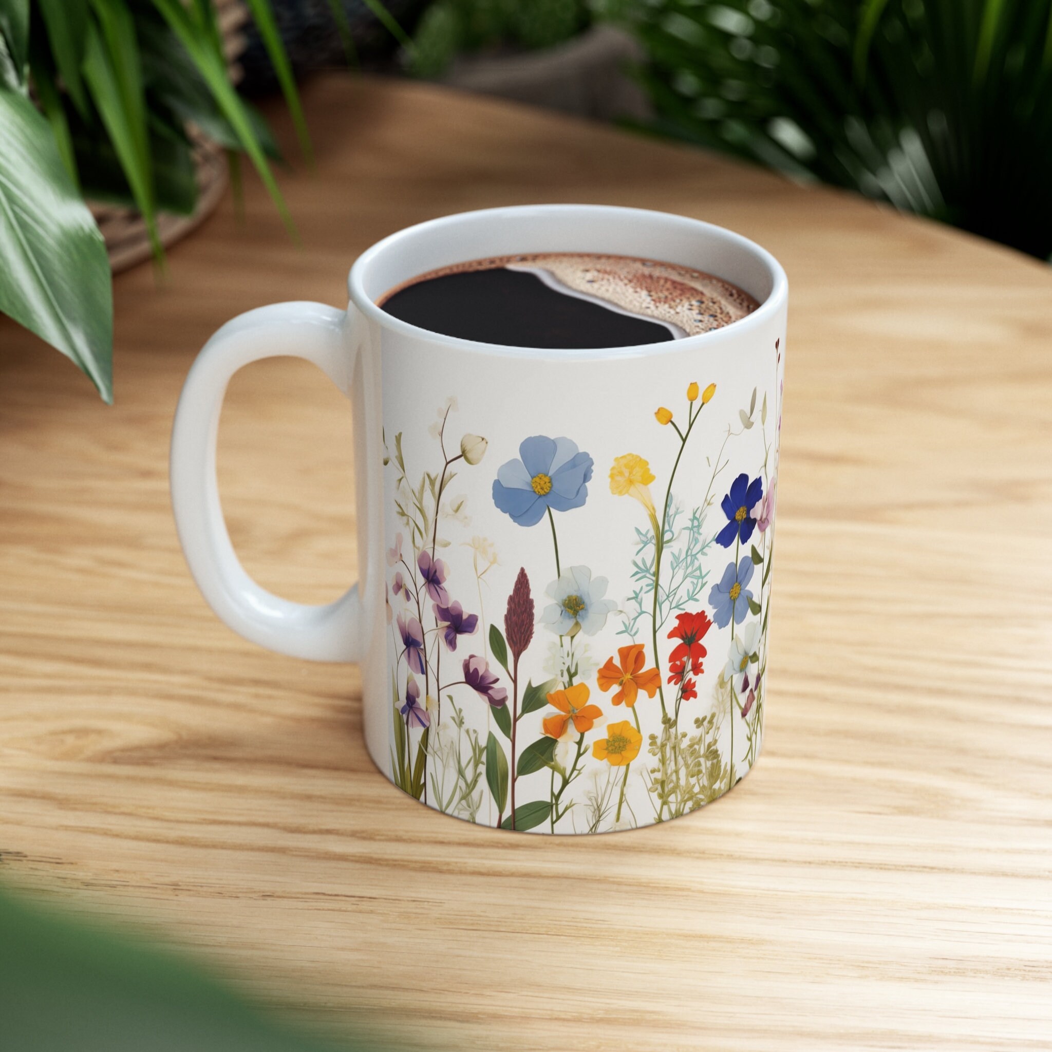 Wildflower - Wildflower Summer Mug - Flower Mug - Spring Flowers ...