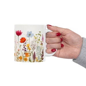 Wildflower - Wildflower Summer Mug - Flower Mug - Spring Flowers ...