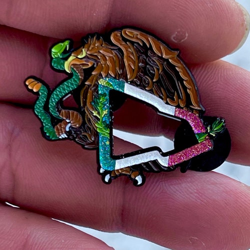 New Era Frame Fitted Hat Pin With Gems Blue Red Grey UNC - Etsy