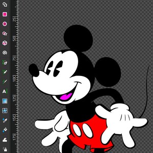 Mickey Mouse SVG File: Cricut & Silhouette Cut File (digital Download ...