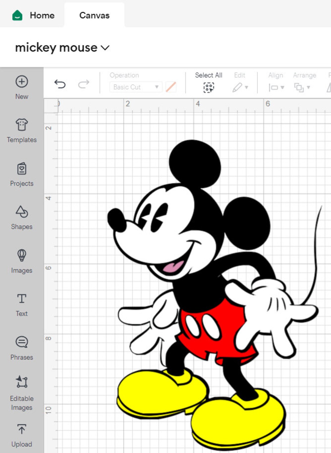 Mickey Mouse Digital File, Mickey Mouse SVG, Mickey Mouse Cut File - Etsy
