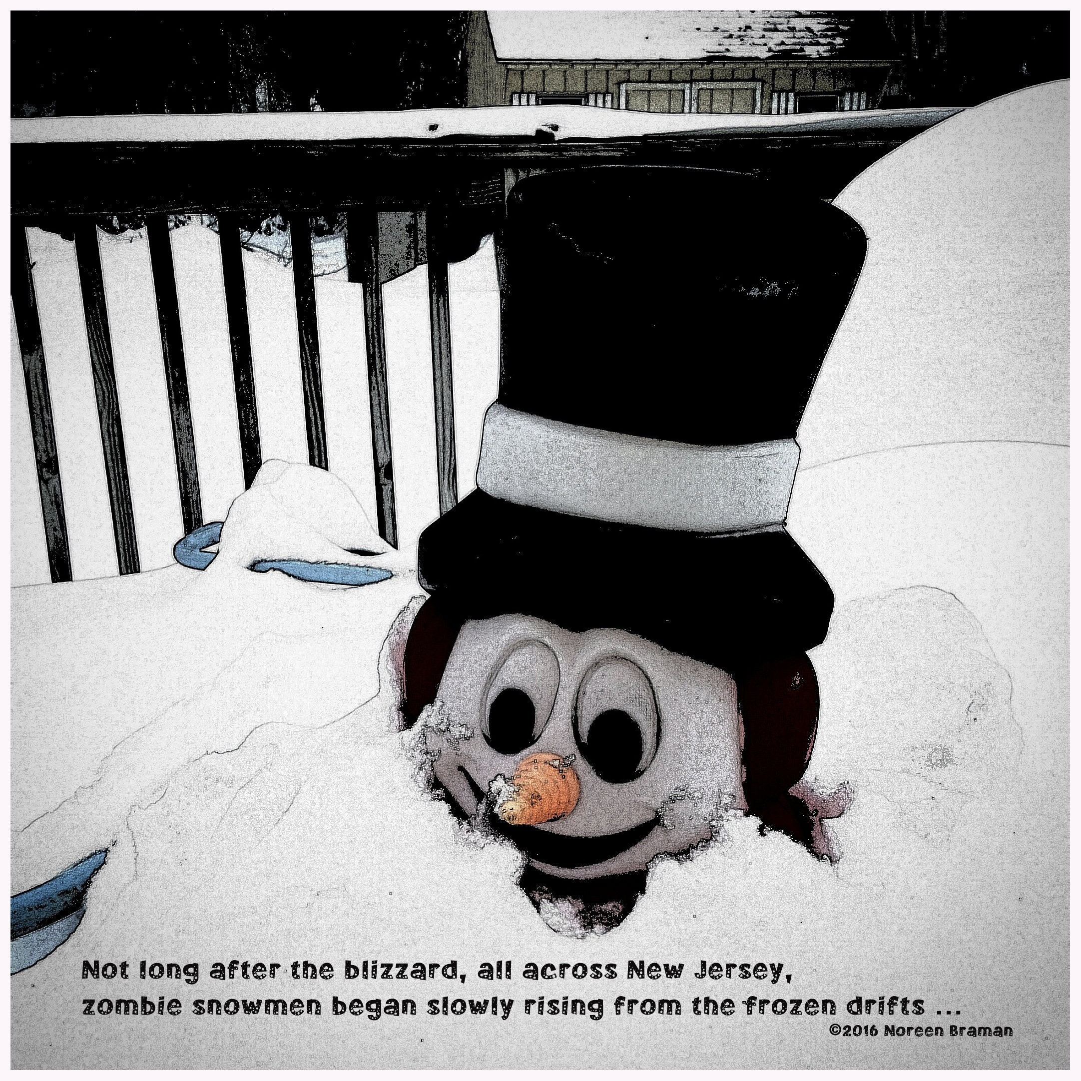 Zombie Snowman Apocalypse