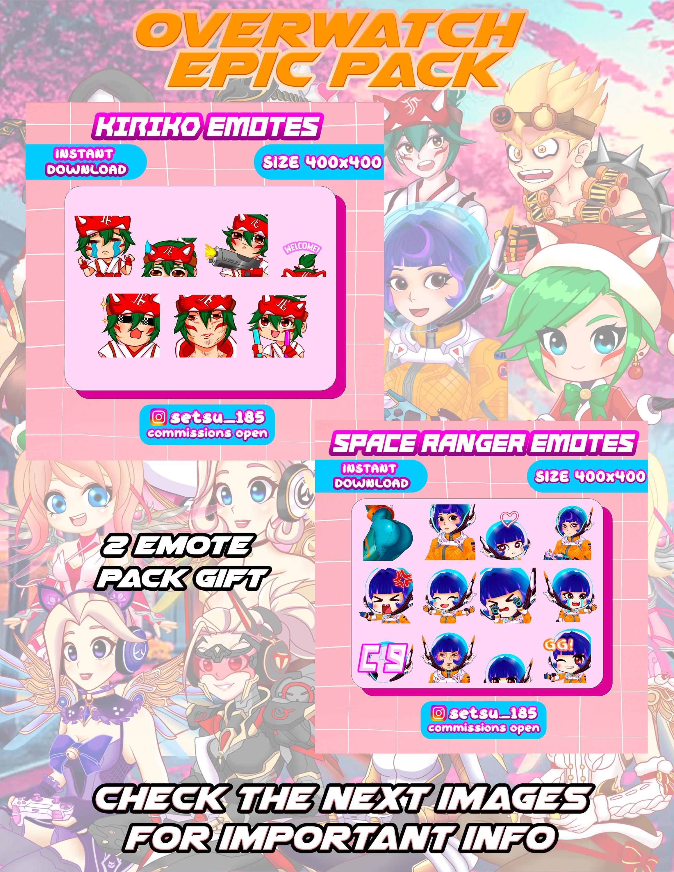 AVATAR PACK / Overwatch 2 / Avatar /Streamer / Twitch / Obs / PNGtuber+ ...