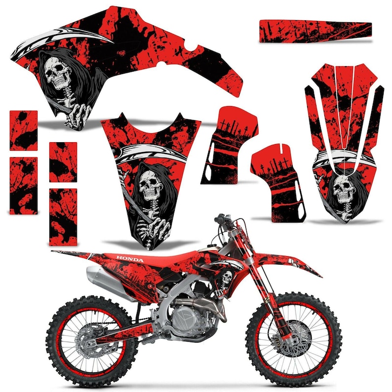 Custom Motorcycle Dirt Bike Decal Kits High-quality, - Etsy