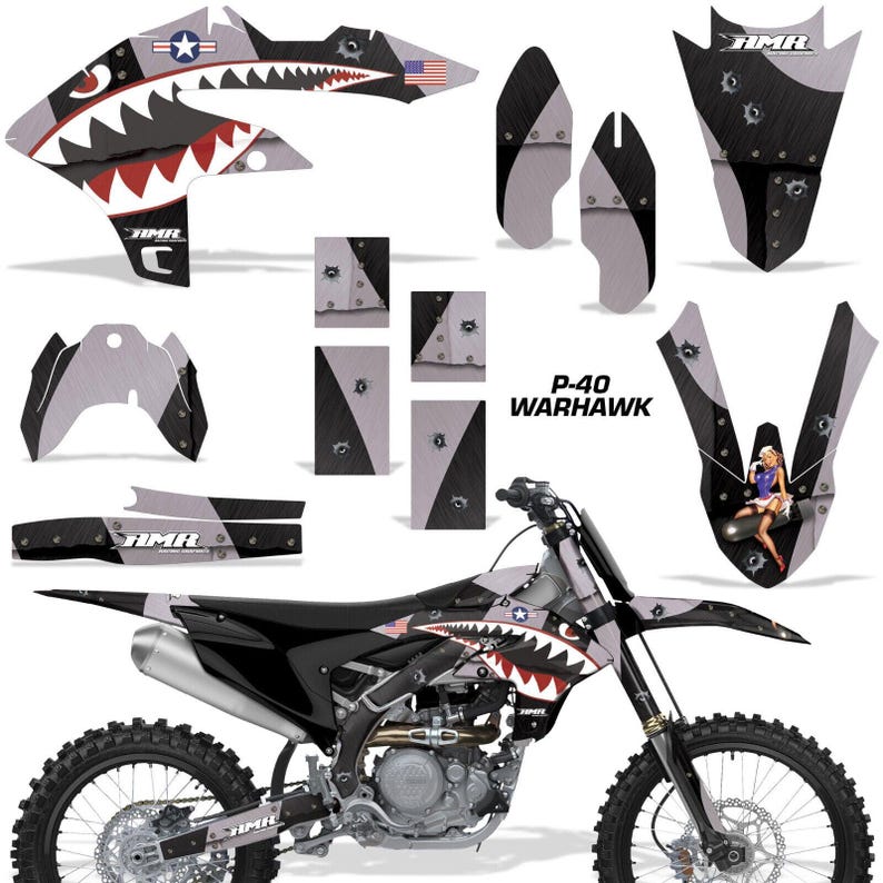 Custom Motorcycle Dirt Bike Decal Kits High-quality, - Etsy