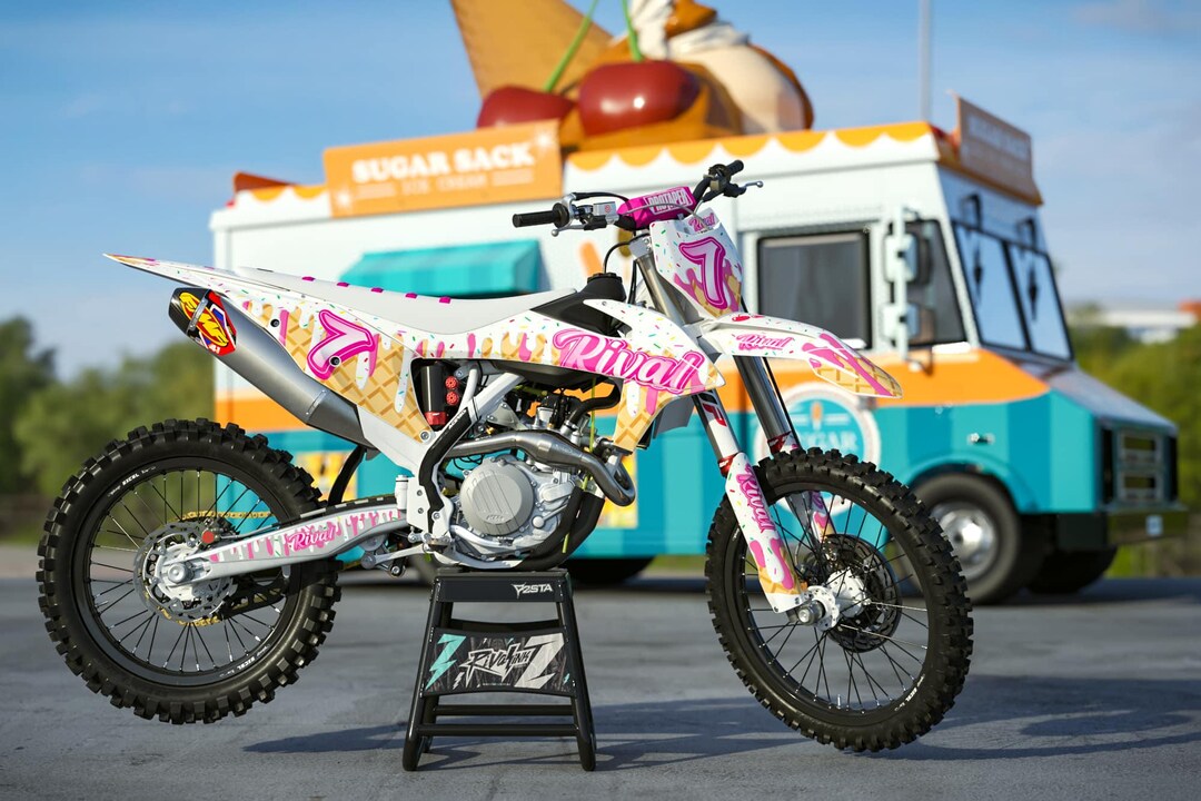 Custom Motorcycle Dirt Bike Decal Kits High-quality, - Etsy