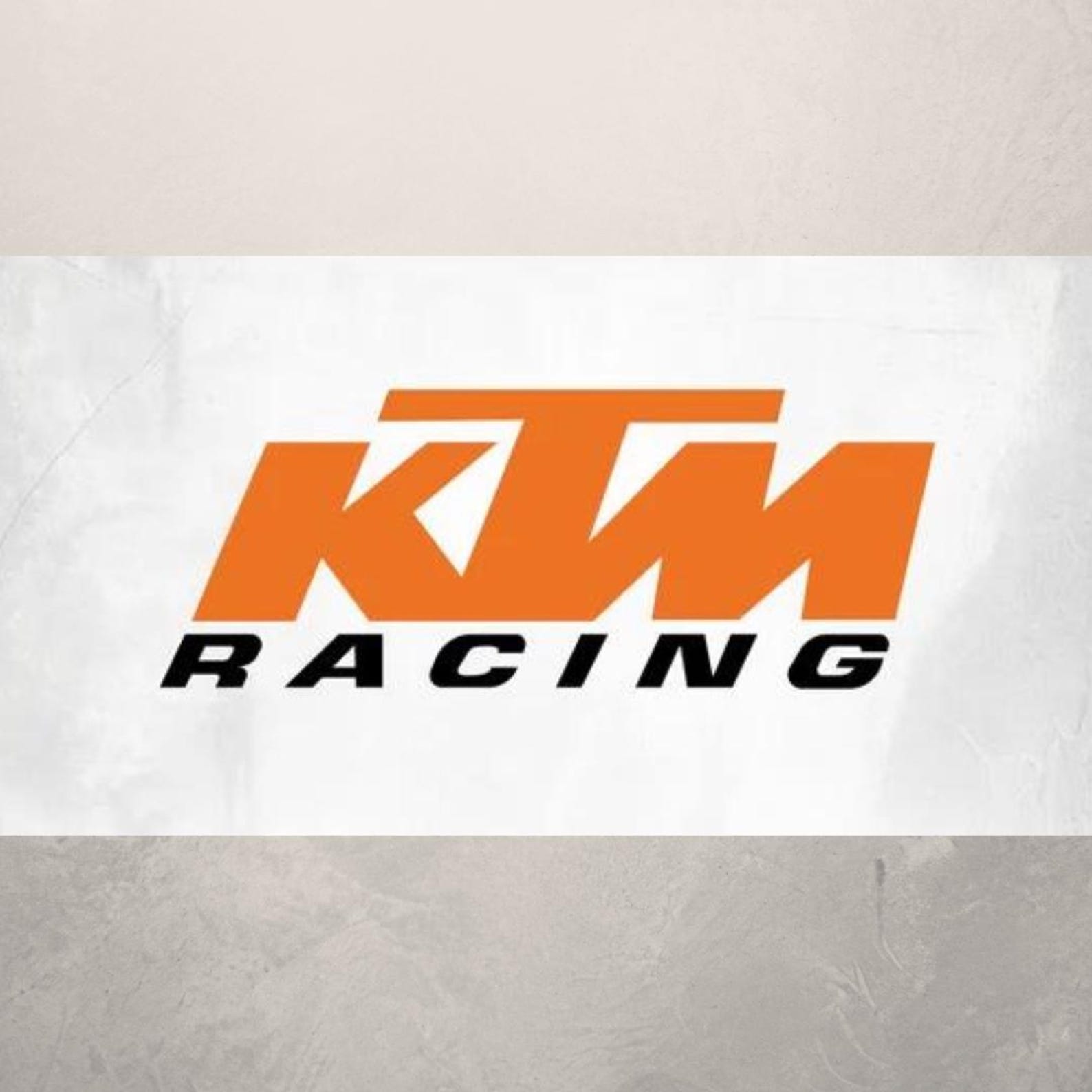 KTM Racing Logo Decal Premium Vinyl Sticker for Motorcycles & Vehicles ...