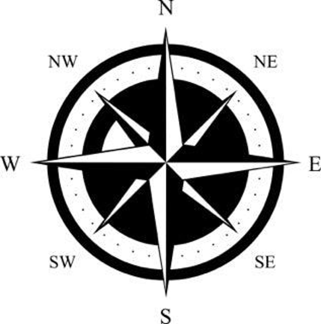 6 Seafarer's Choice: Rugged Compass Rose Decals for Reliable Direction ...
