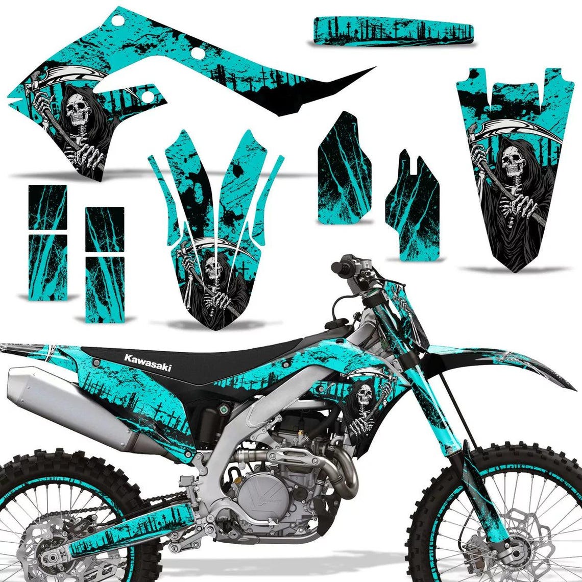 Custom Motorcycle Dirt Bike Decal Kits High-quality, - Etsy