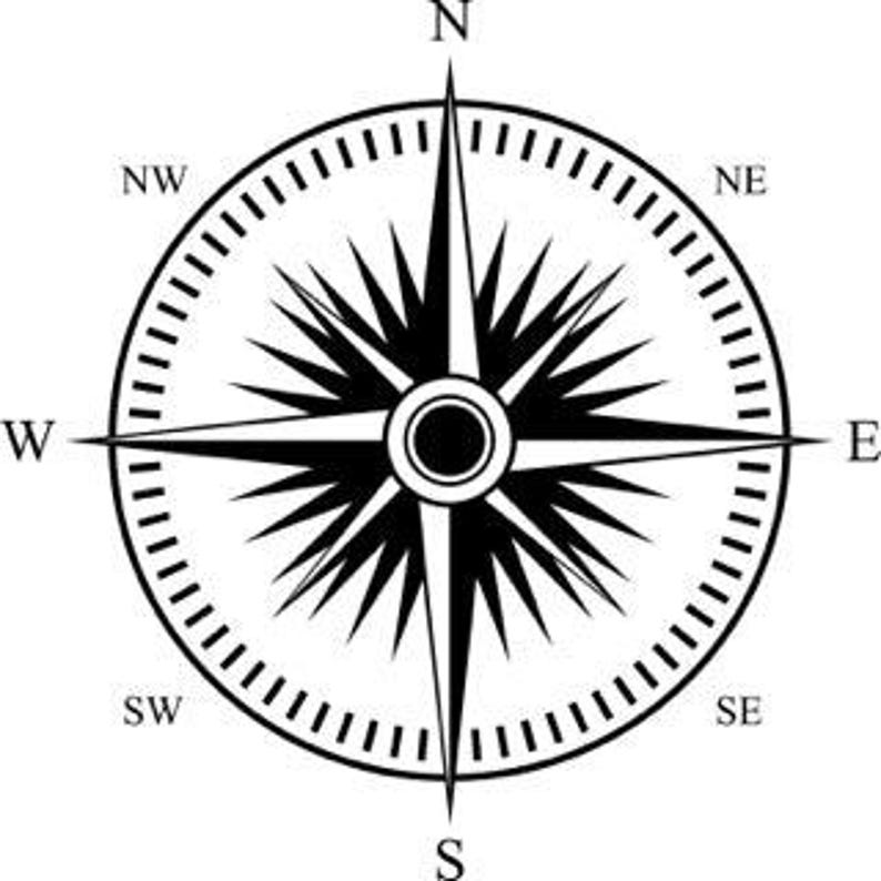6 Style Your Sea Journey: Chic Compass Rose Decals for Stylish Mariners ...
