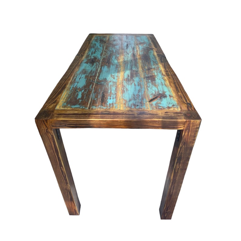 Indoor/outdoor High Top Rustic Solid Wood Tables - Etsy