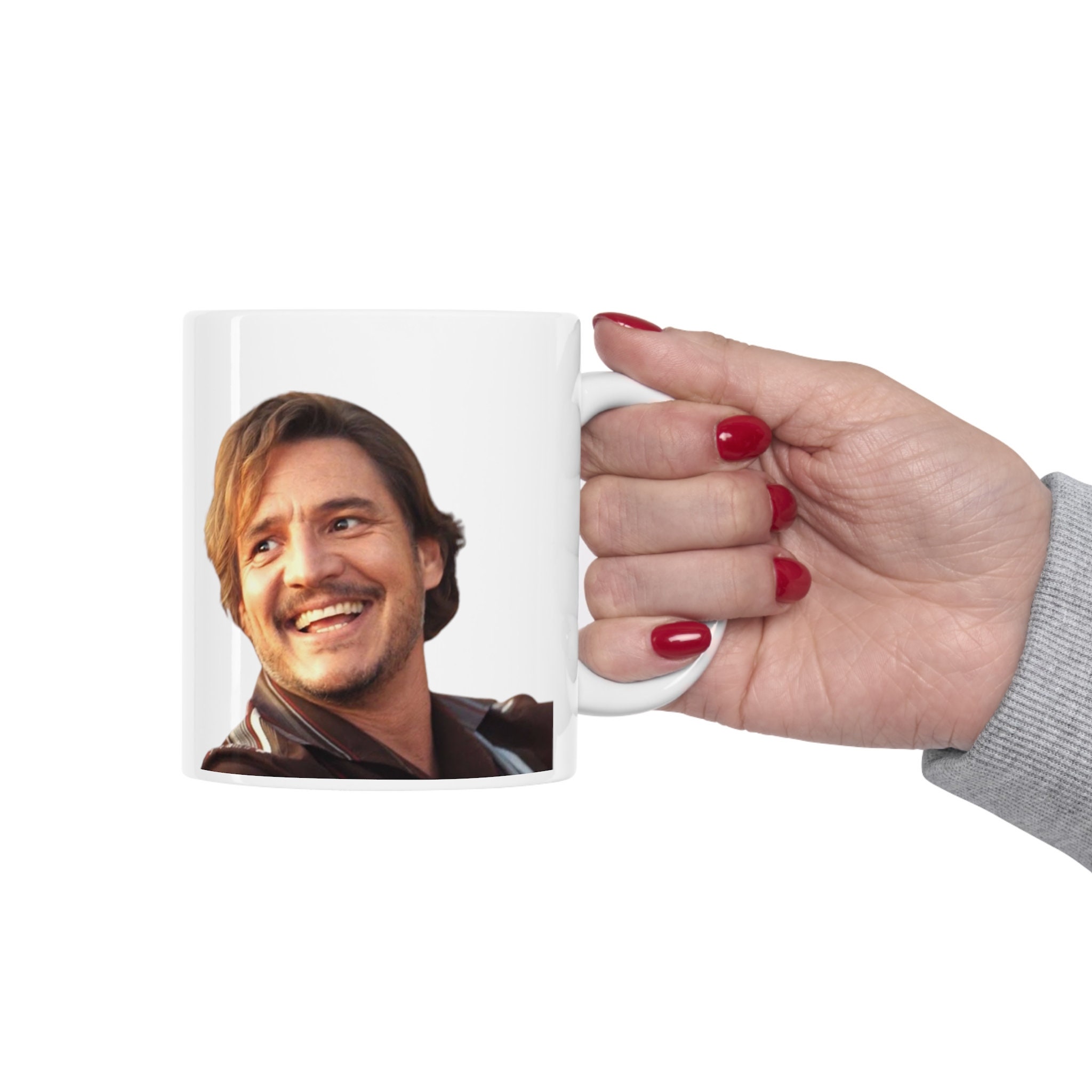 Nicolas Cage Pedro Pascal Ceramic Meme Mug 11oz (the Unbearable Weight ...