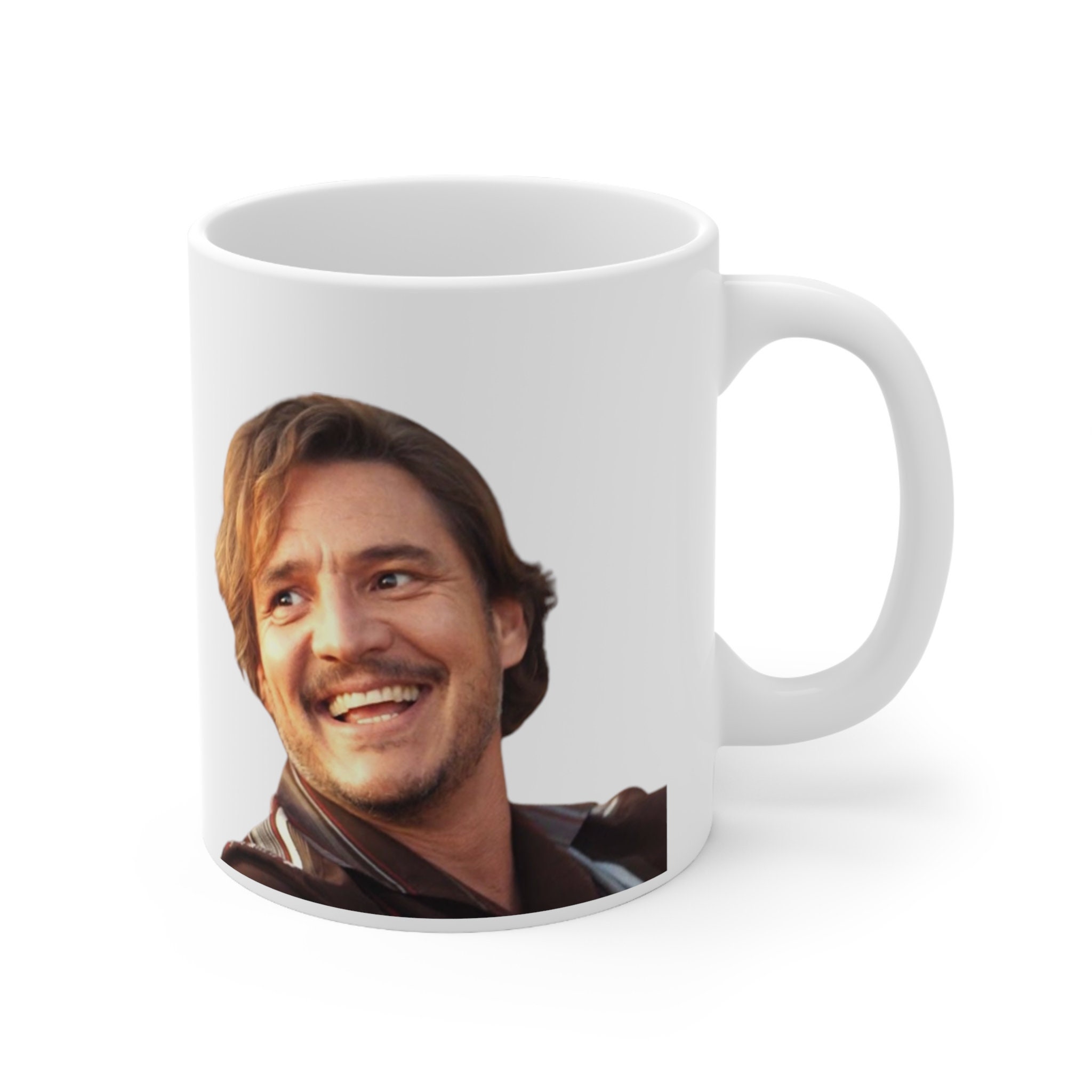 Nicolas Cage Pedro Pascal Ceramic Meme Mug 11oz (the Unbearable Weight ...