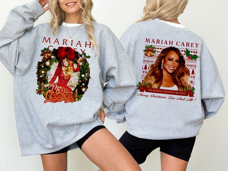 Comfort Color Mariah 2side Tshirt Mariah Xmas Carey Shirt - Etsy